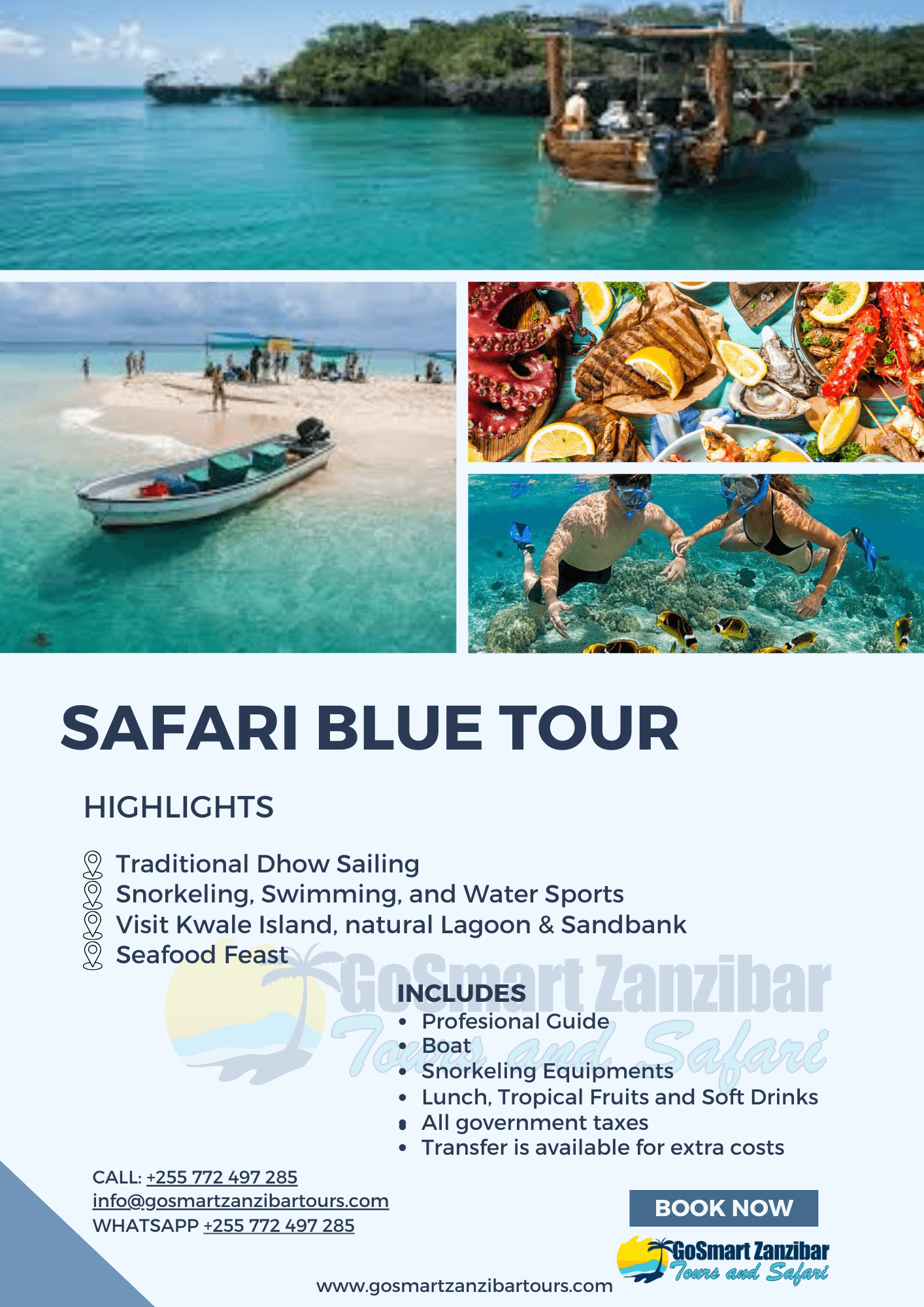 Safari Blue Zanzibar | Zanzibar’s #1 Day Trip 2025 | Book Now