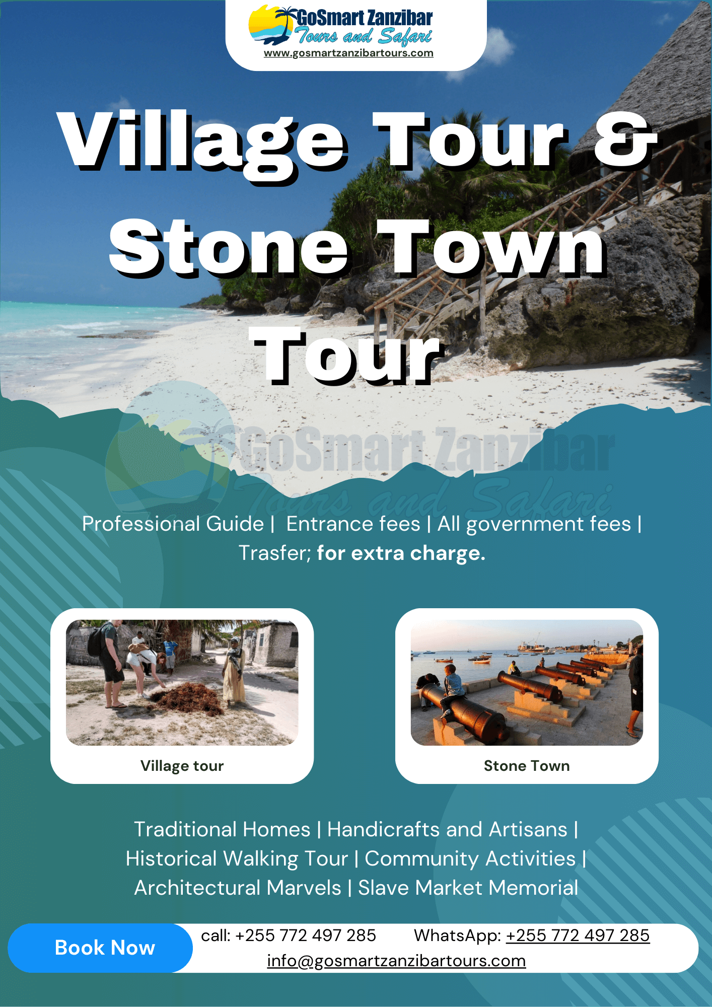 Village Tour & Stone Town Tour | Zanzibar Excursions